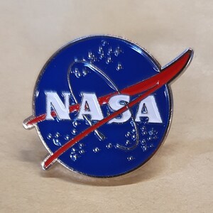 NASA Logo Stylish Metal Enamel Lapel Badge Pin USA Space Agency - Etsy