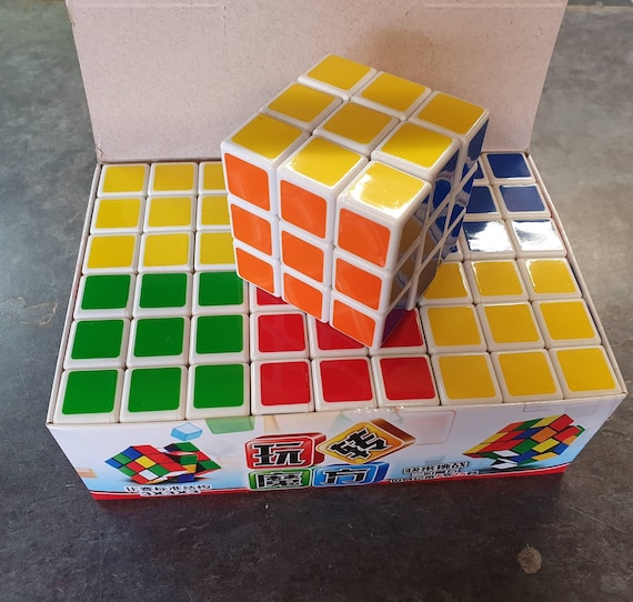 6x Unisex Colourful Puzzle Magic Cube Retro 80's Game Toys - Etsy
