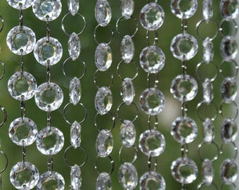 Crystal curtain | Etsy