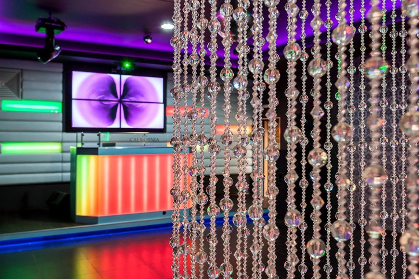 Crystal Curtain 60 Cm X 200 Cm, Door Curtain, Window Curtain, Beaded ...