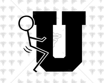 Stick Figure F U Svg - Etsy Canada