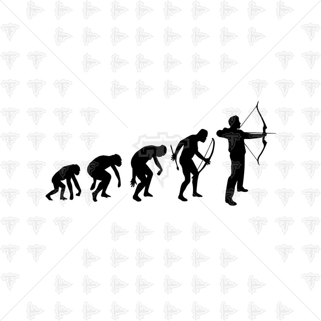 The Evolution of Archery Bows and Arrows Survival SVG DXF EPS - Etsy