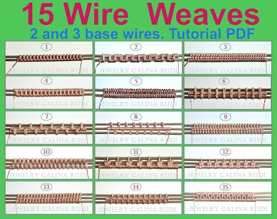 PDF tutorial Solstice wire super weaving pattern