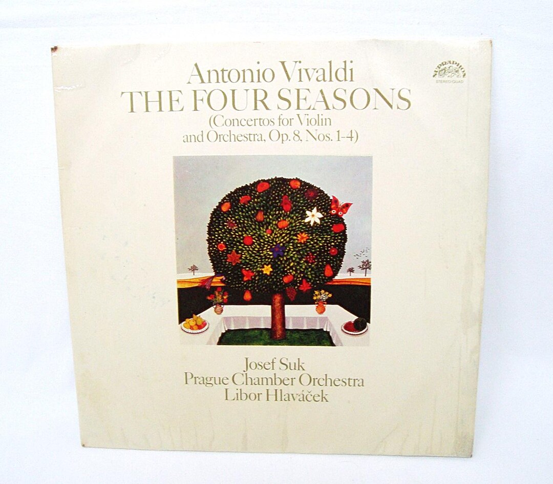 Antonio Vivaldi - the Four Seasons LP Stereo/quad 1975 LP Vinyl Record ...