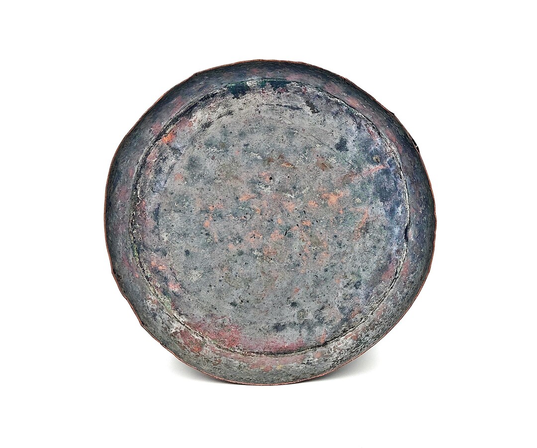 Vintage Copper Baking Dish Antique Ottoman Turkish Hand Hammered Solid ...