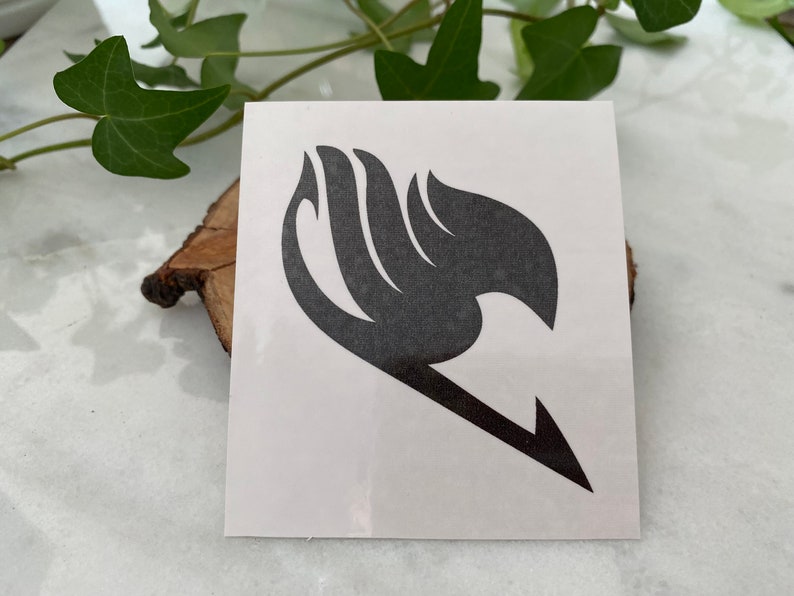 Fairy Tail Temporary Tattoo Fairy Tail Guild Logo Cosplay Etsy