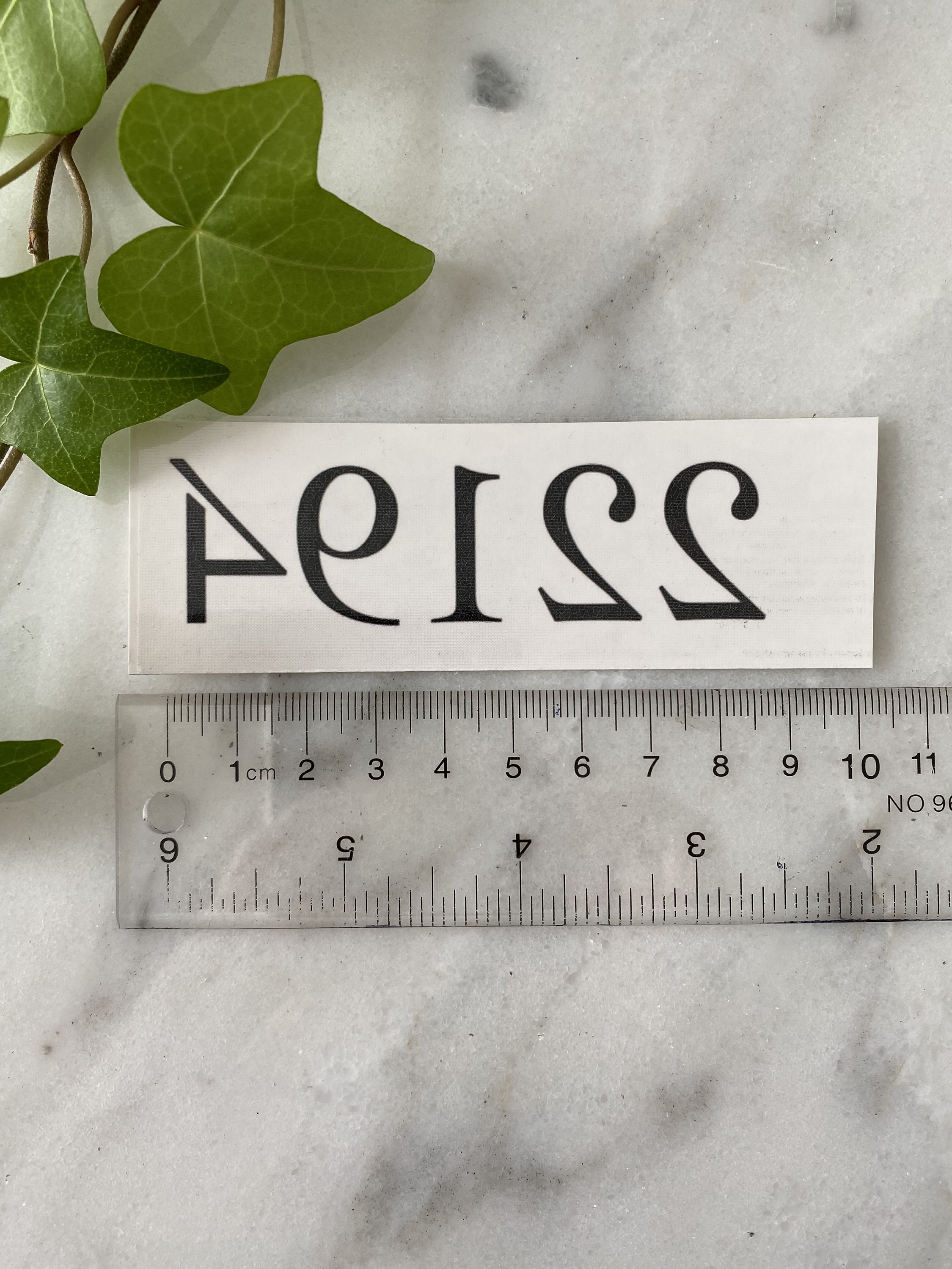 Identification Numbers Temporary Tattoo Promised Neverlands - Etsy