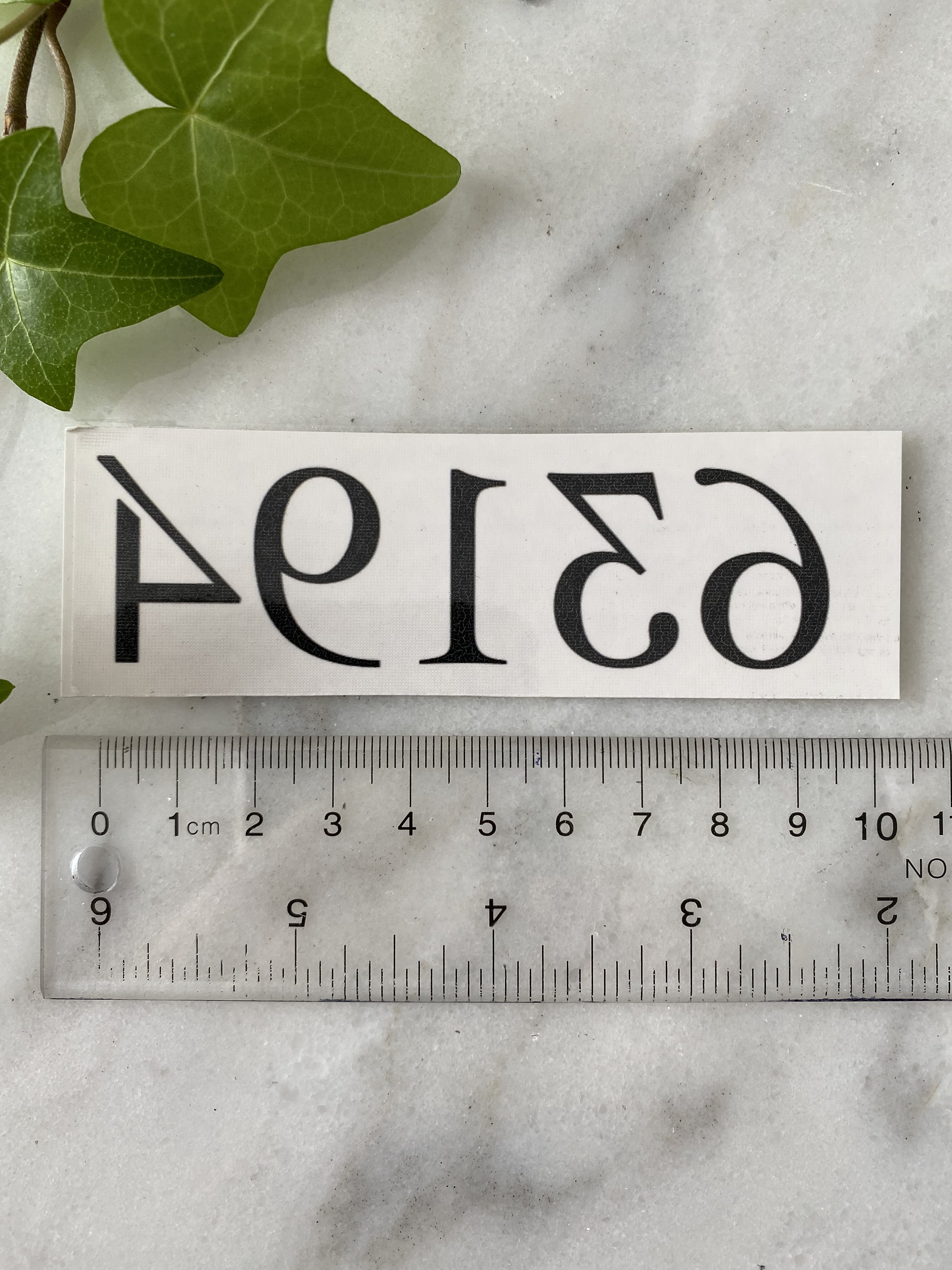 Identification Numbers Temporary Tattoo Promised Neverlands - Etsy