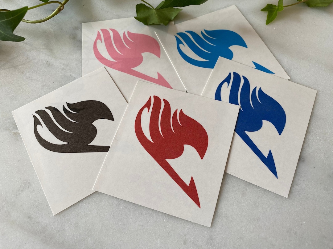 Fairy Tail Temporary Tattoo Fairy Tail Guild Logo Cosplay Anime Etsy
