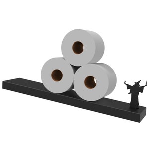 Toilet Paper Storage - Merlin the Wizard Shelf for Toilet Paper Rolls ...