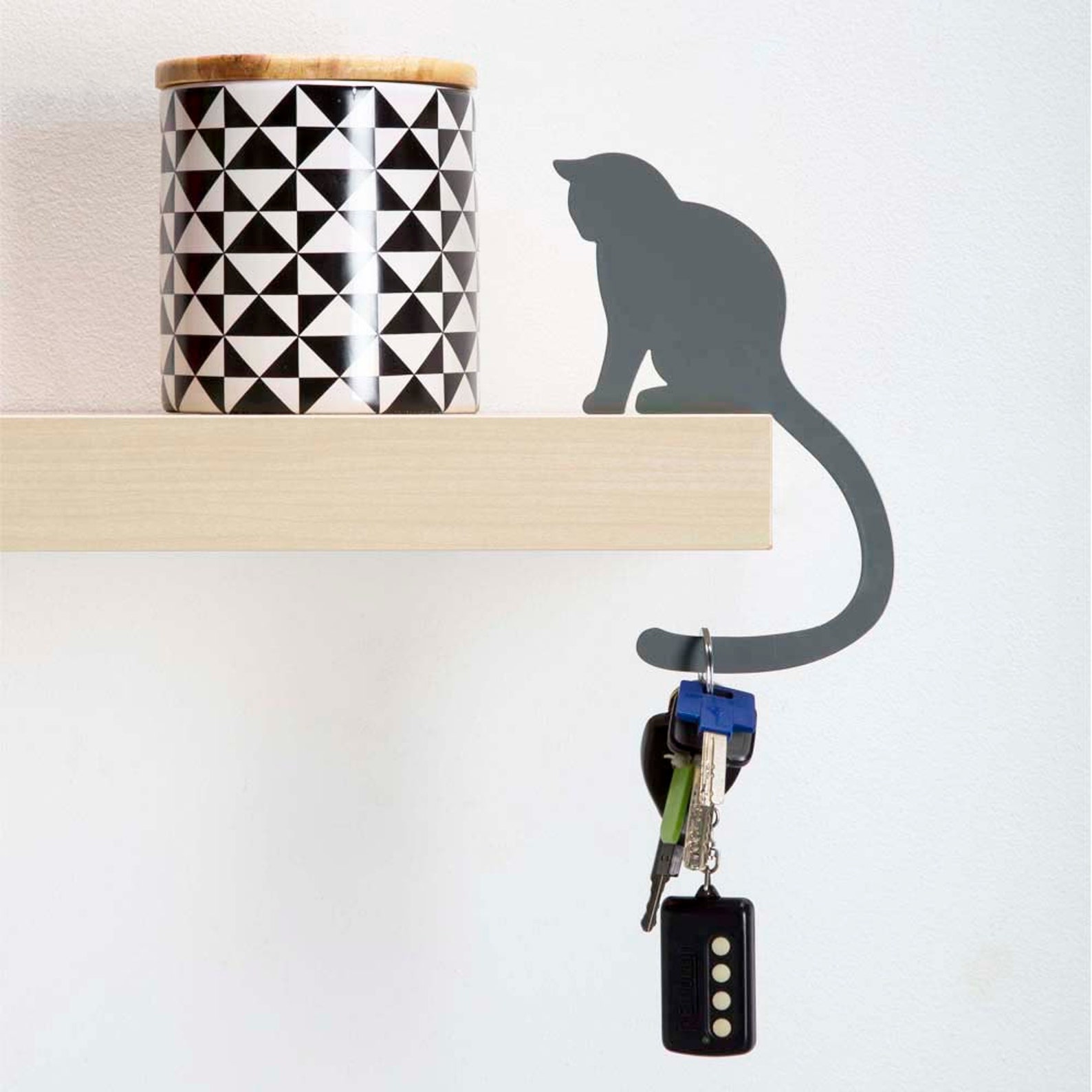 Balance Hanger // Cat Shaped Hook Rack // Bag and Key-chain - Etsy