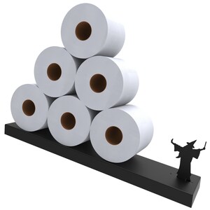 Toilet Paper Storage - Merlin the Wizard Shelf for Toilet Paper Rolls ...
