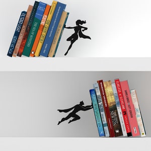 Bookends Shaped as a Superheros - Set of 2. | Metal Designed Bookends ...