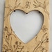 Custom Wood Burned Picture Frame. Butterflies Wood Burned on Picture ...