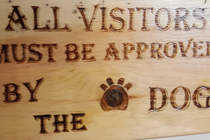 Signs for Your Dog, Sayings and Quotes- Gift Fr Your Dog, Primitive ...