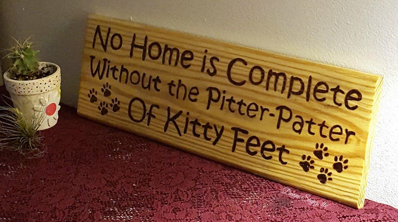 No Home is Complete Without the Pitter Patter of Kitty Feet- Cat Decor ...