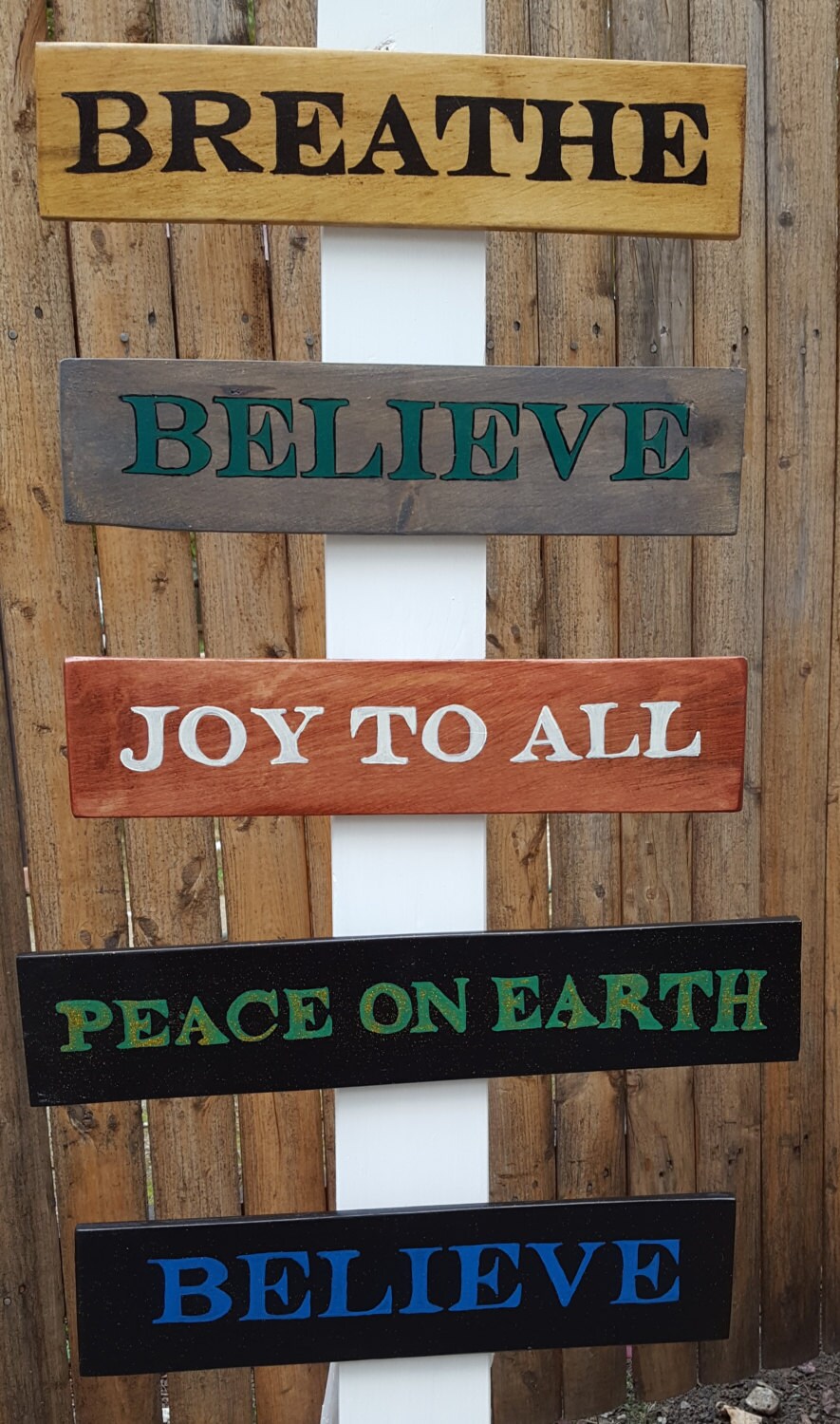 Handmade Sedona Red Peace Sign – Rustic Christmas Wall Decor - Etsy