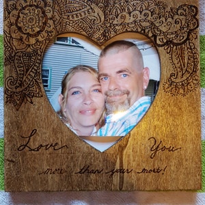 Love You More Than Most- Picture Frame - Etsy