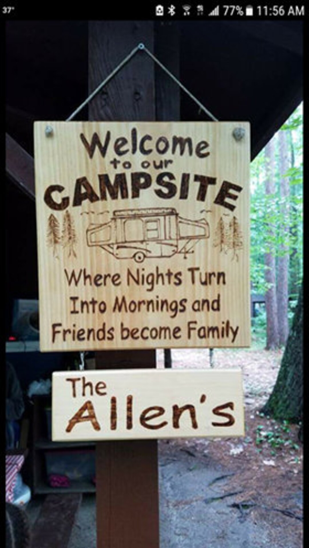 Camping Signs With Quotes and Sayings,wood Burned Camping Signs That ...