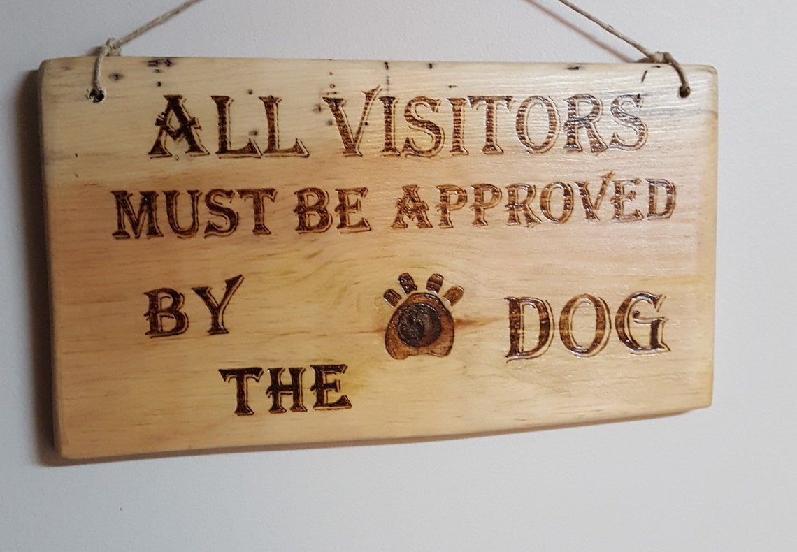 Signs for Your Dog, Sayings and Quotes- Gift Fr Your Dog, Primitive ...
