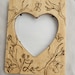 Custom Wood Burned Picture Frame. Butterflies Wood Burned on Picture ...
