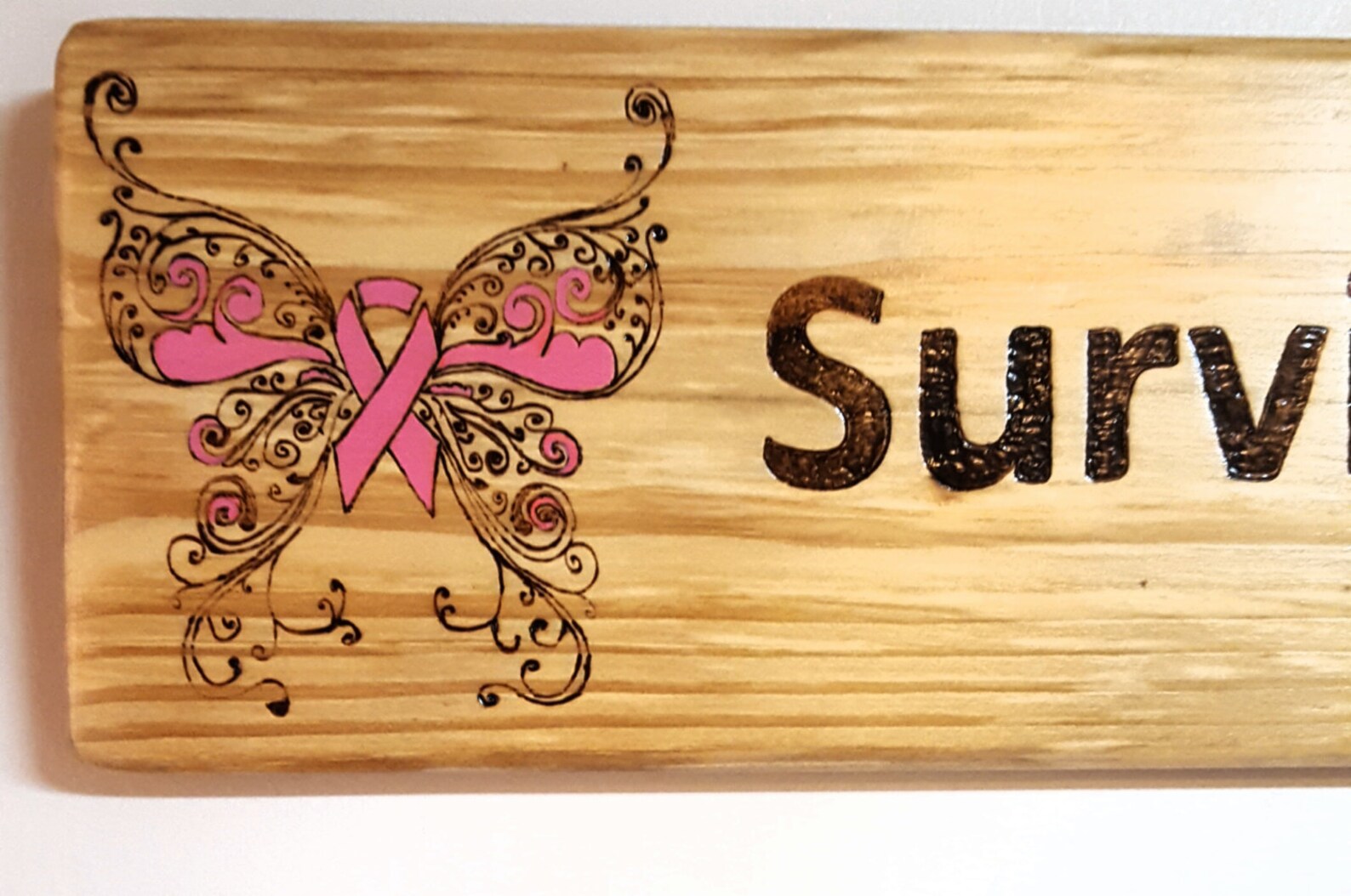 Handmade Awareness Sign – Painted Wood, Love Hope - Etsy