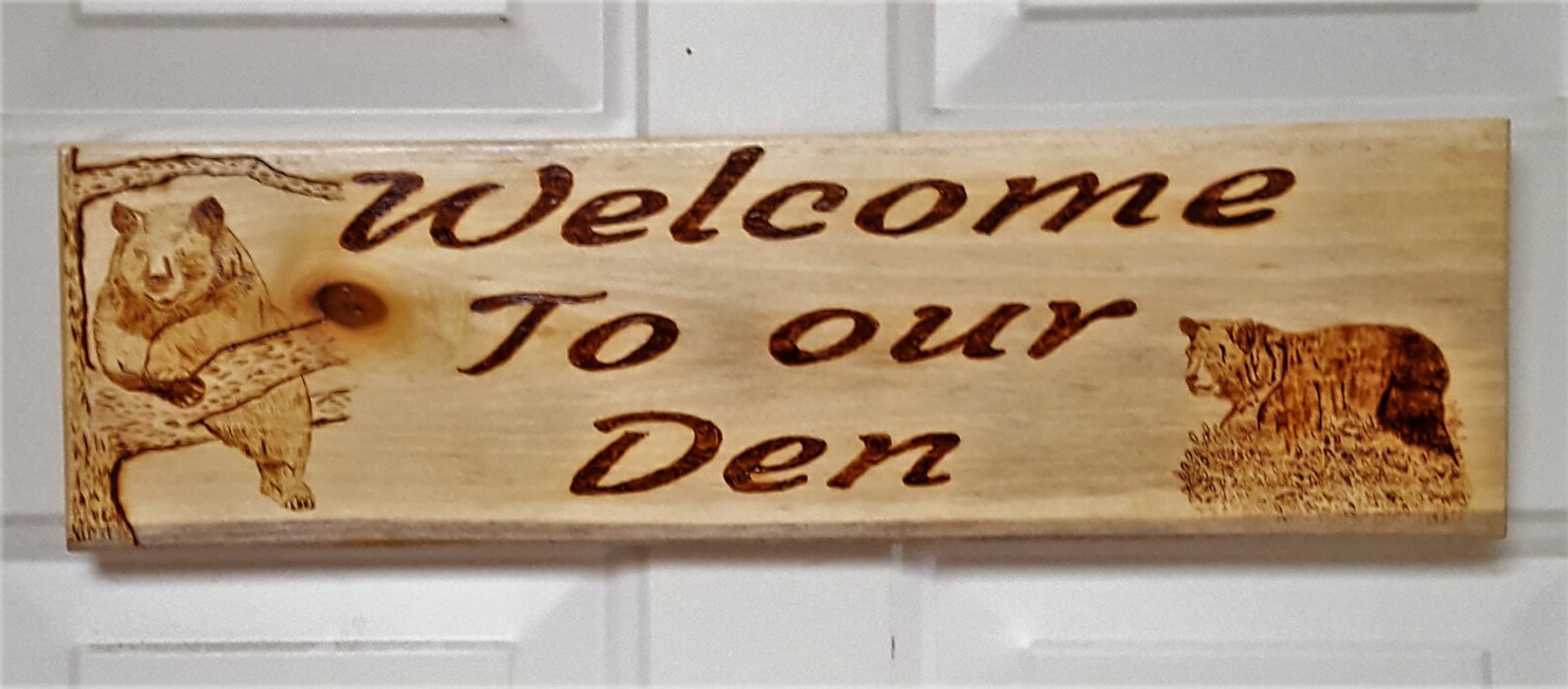Welcome to Our Den Sign-welcome Handmade Wooden Signs for Your Home or ...