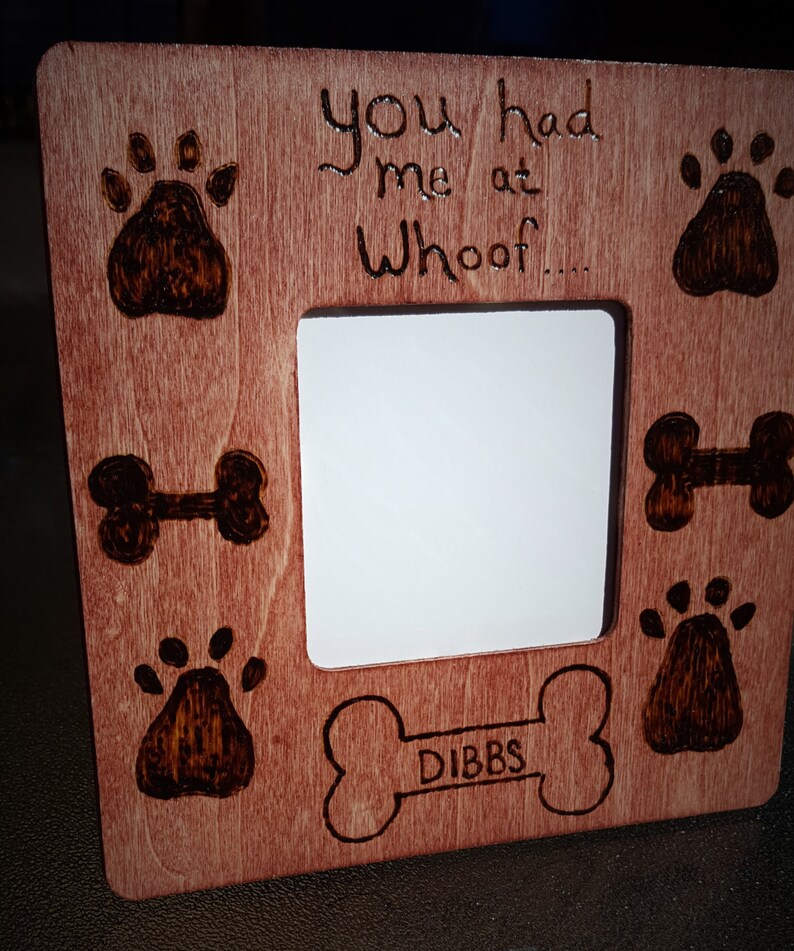 Home Decor - Dog Picture Frame-animal Picture Frame-customized Frame ...
