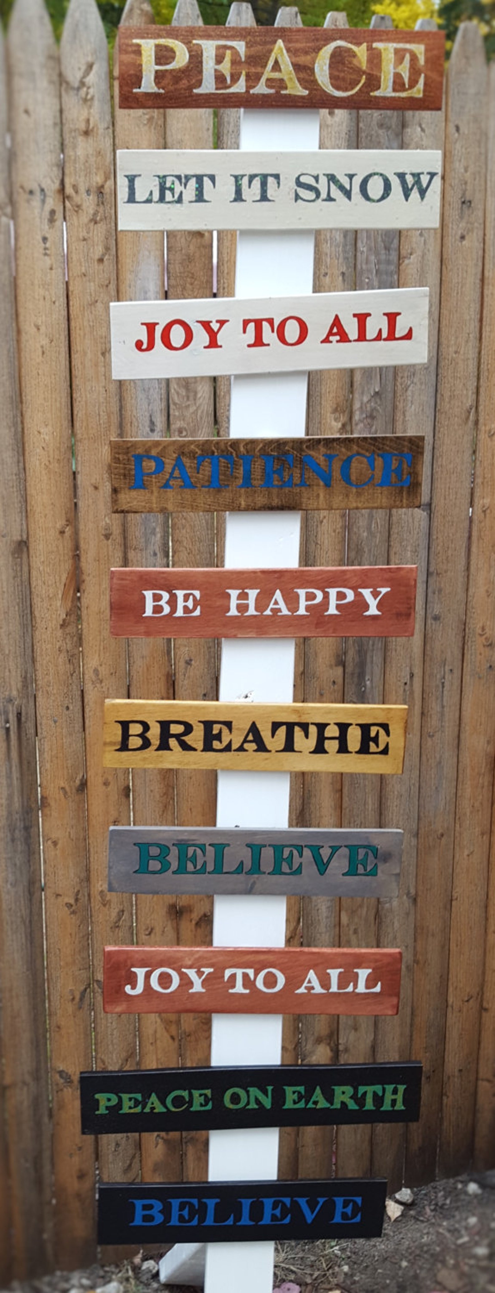 Handmade "one Day at a Time" Wood Sign – Recovery Gift- Inspirational ...