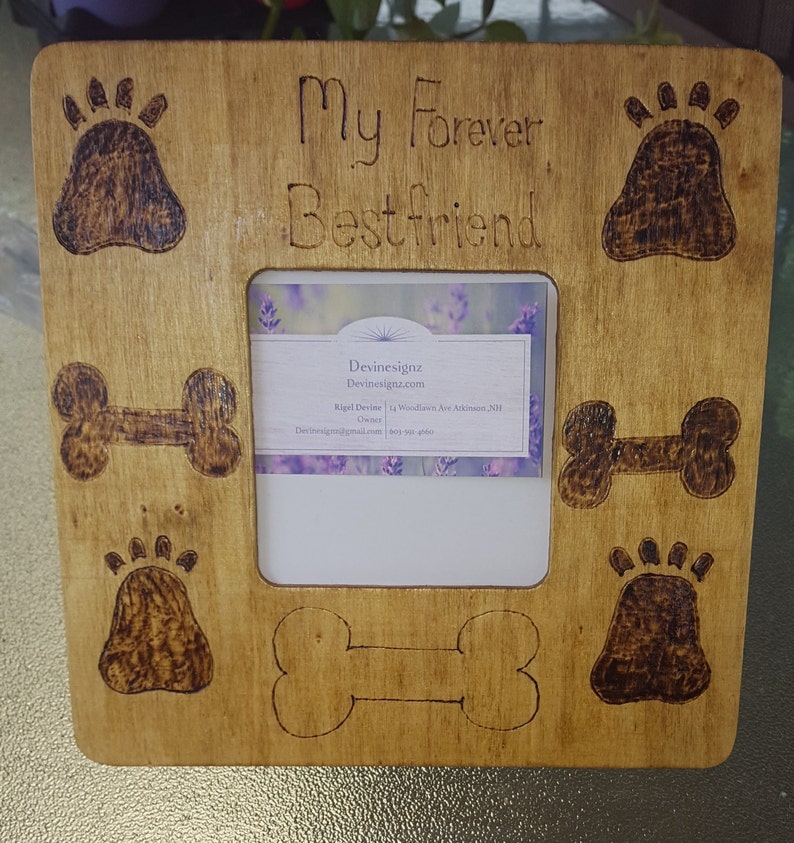 Dog Picture Frames Personalized Animal Picture Frame, Designed Frames ...