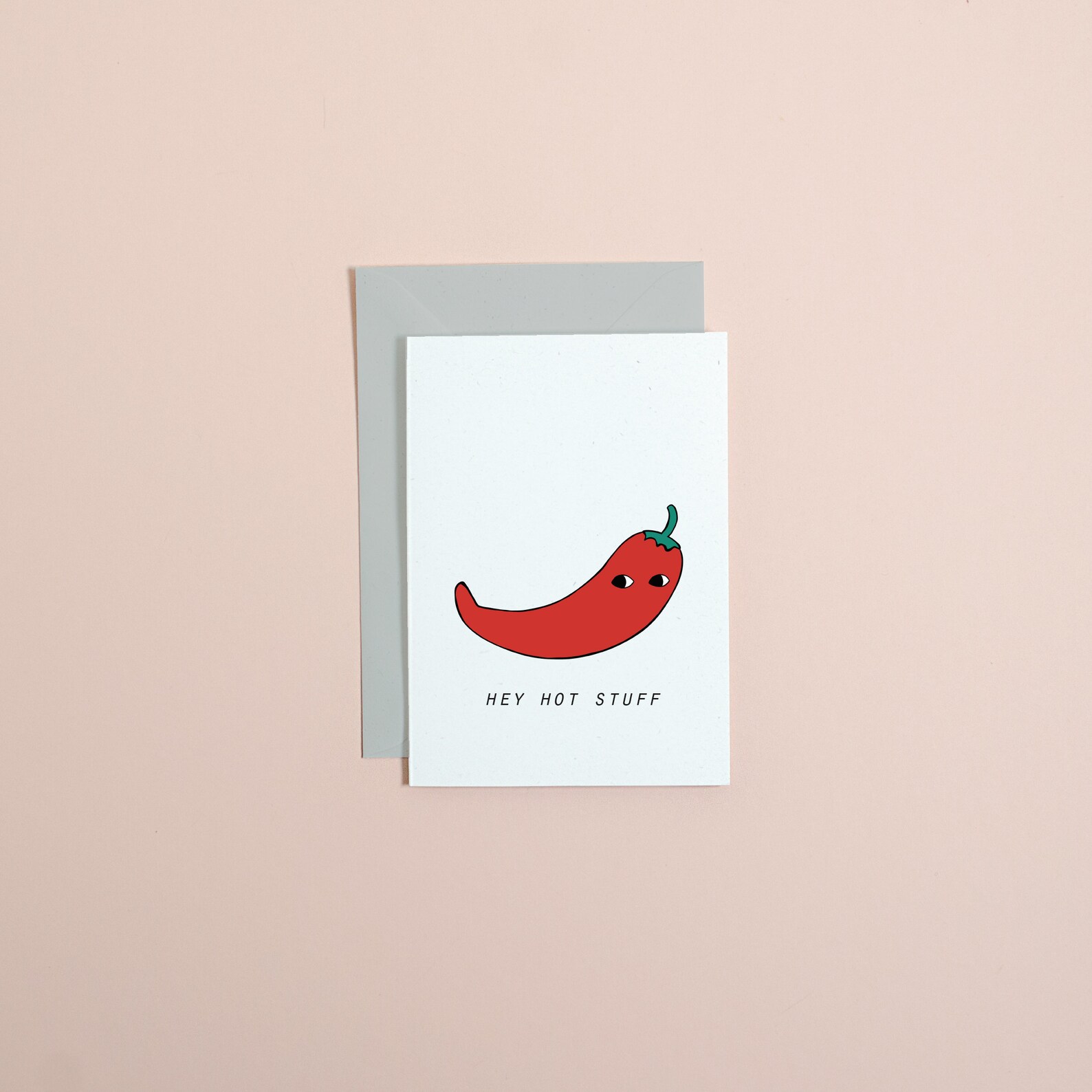Hey There Hot Stuff! Chilli Valentine's Day Greeting Card, for Him, for ...