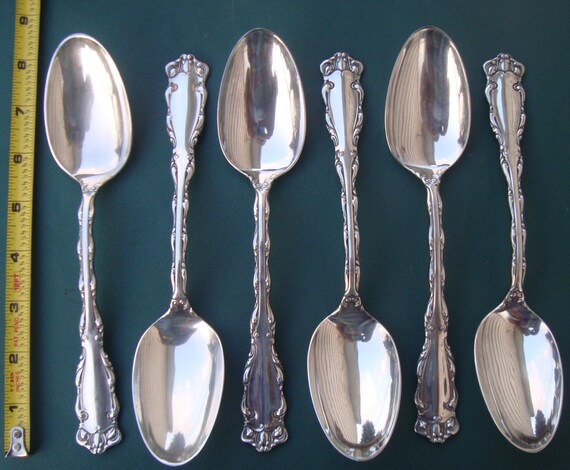 Reed & Barton 1894 REX 6 Table Spoons 8 1/8 Silverplate - Etsy