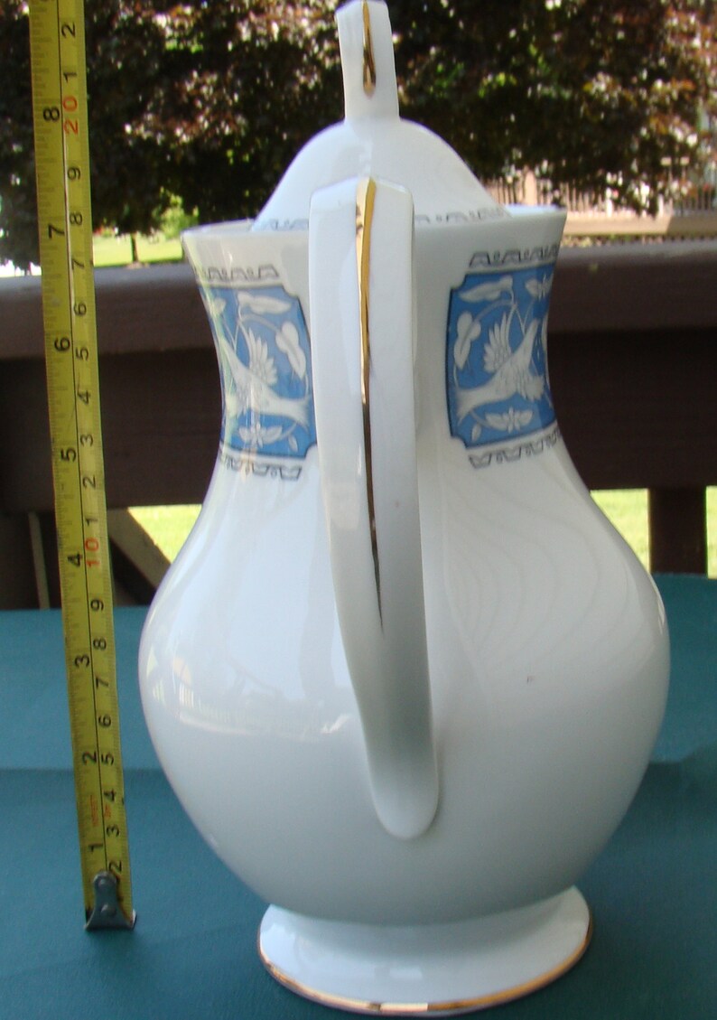Royal Albert TUDOR ROSE Coffee Pot Vintage Bone China - Etsy