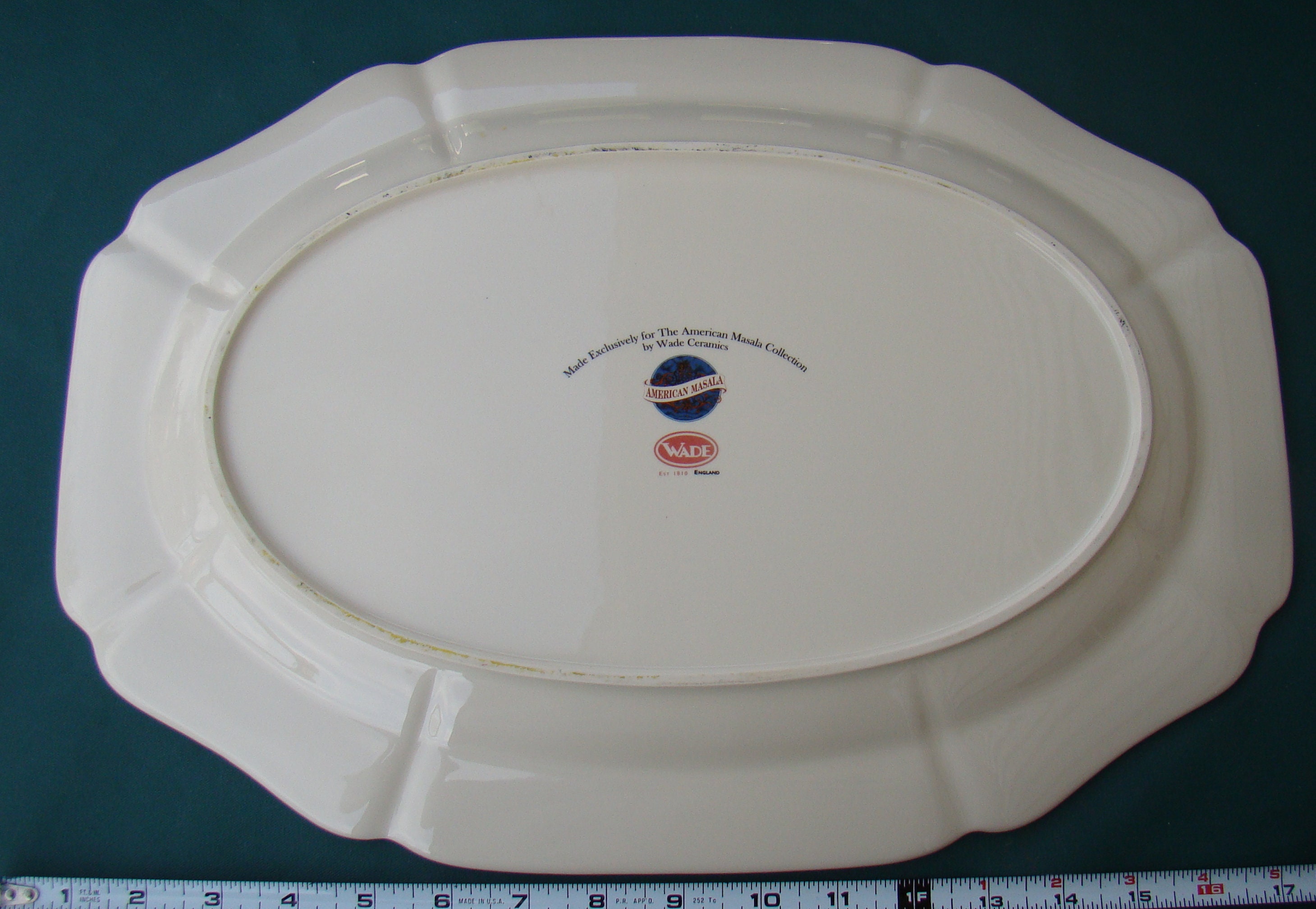 WADE AMERICAN MASALA Chintz Oval Platter - Etsy