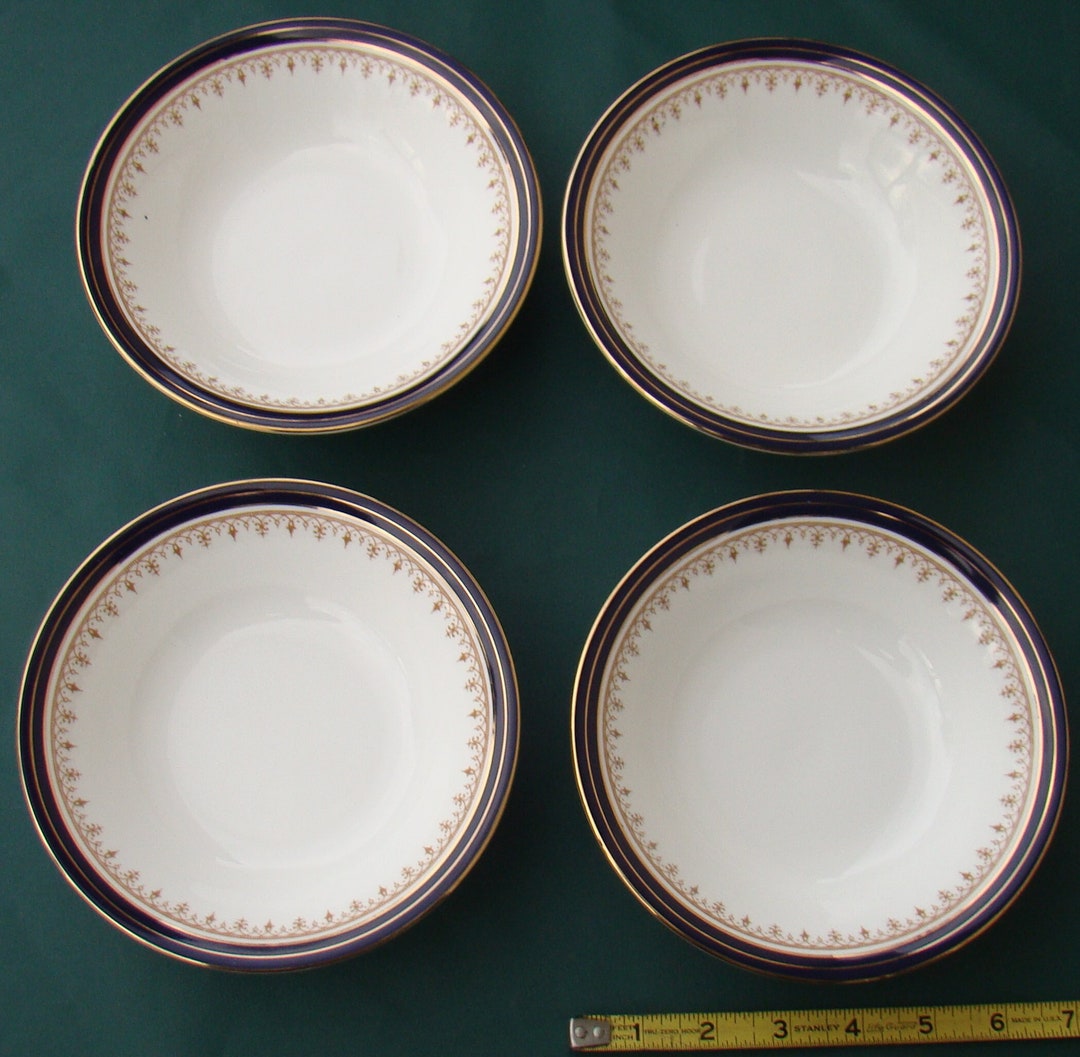 Aynsley 1646 LEIGHTON Fine English Bone China 4 Cereal Bowls 6 1/2" - Etsy