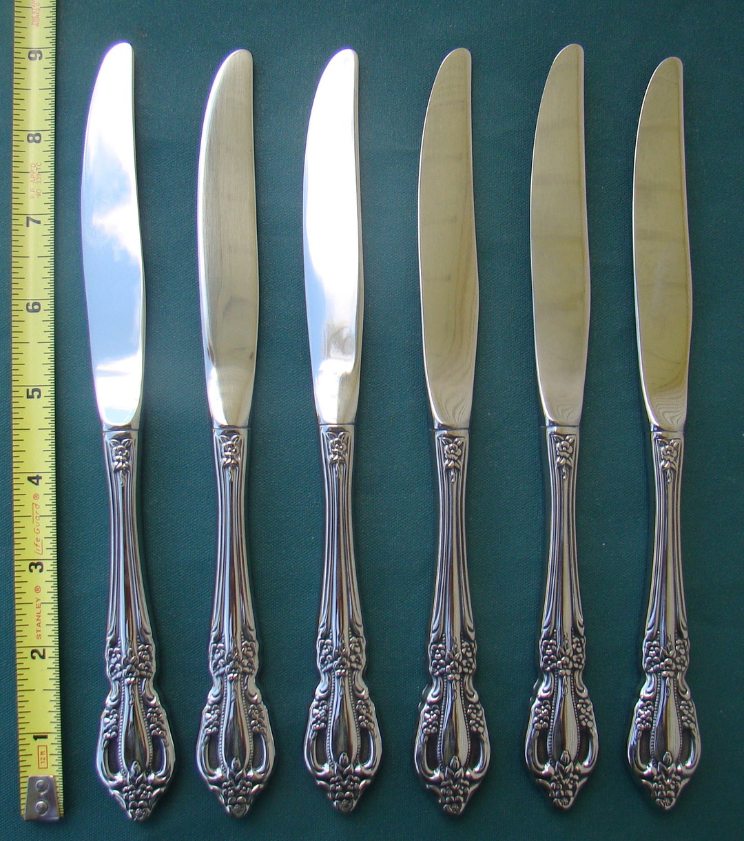 Oneida RAPHAEL 6 Dinner Knives Distinction Deluxe Oneida Stainless ...