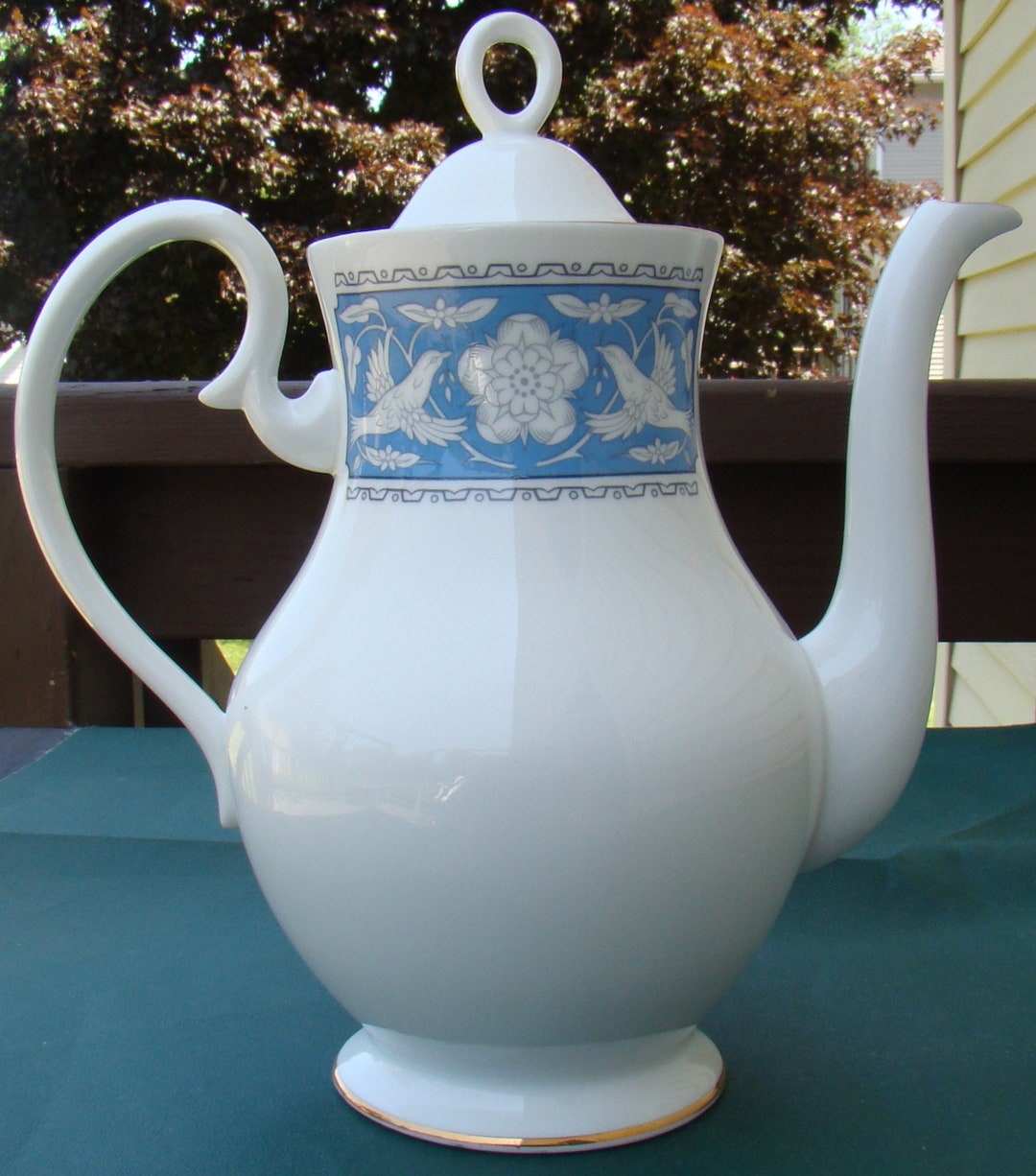 Royal Albert TUDOR ROSE Coffee Pot Vintage Bone China - Etsy