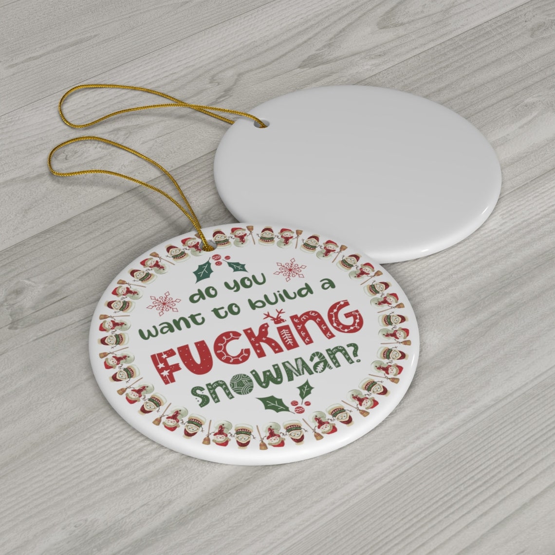 Funny Christmas Ornament Swear Word Ornament Christmas - Etsy
