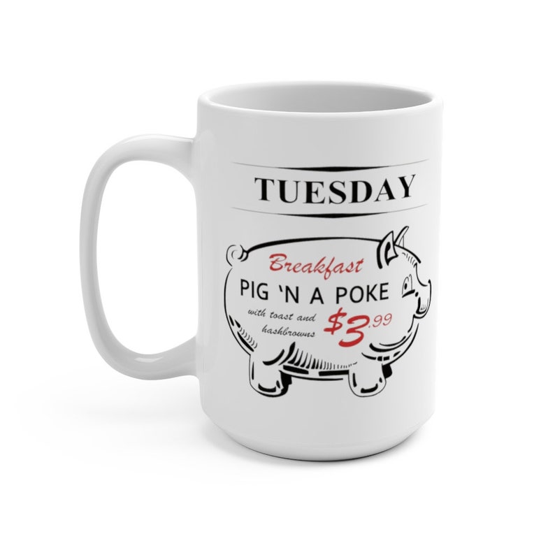 Supernatural Mug Tuesday Pig 'N A Poke Large 15oz - Etsy