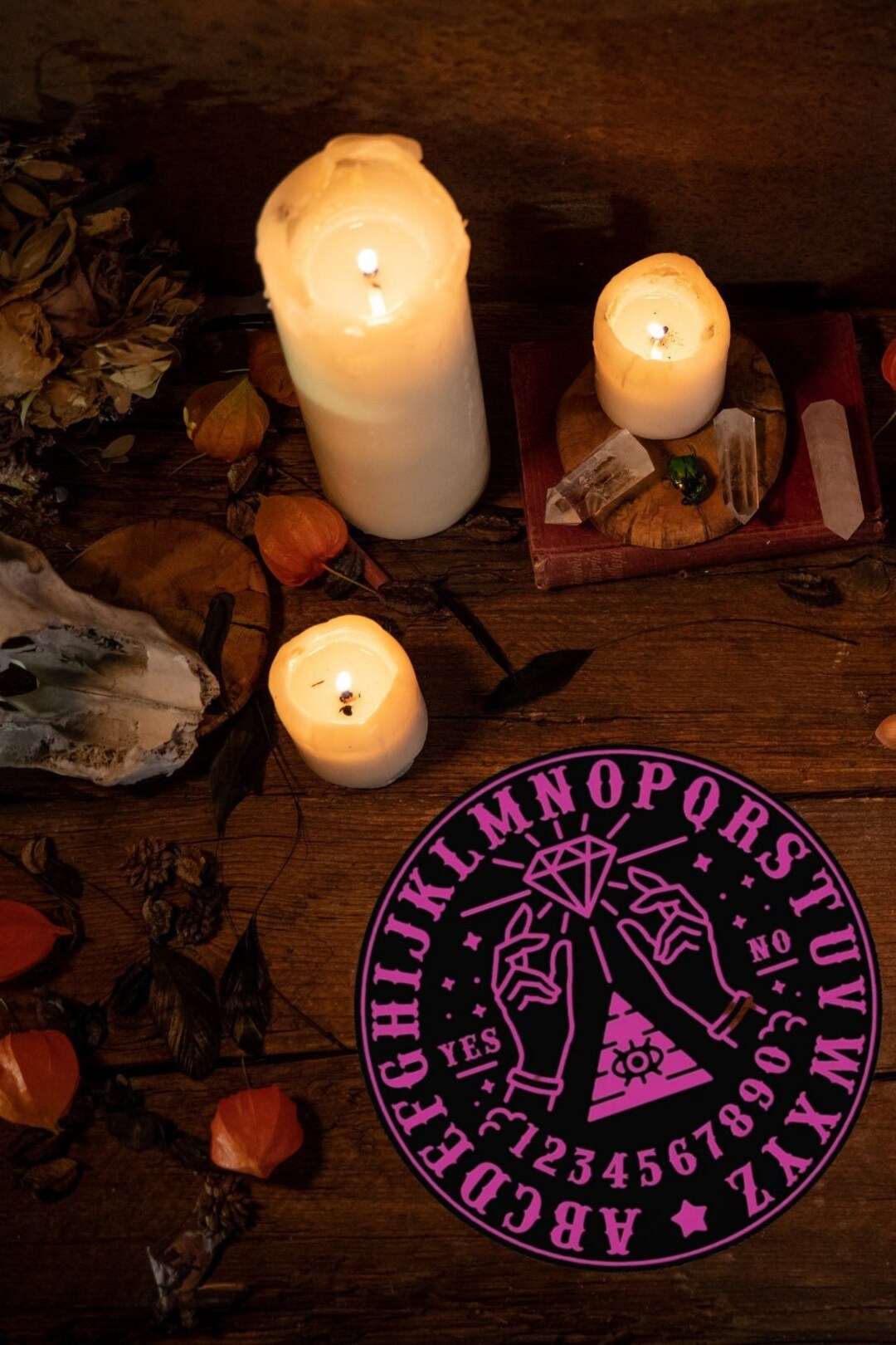 Pendulum Board Mat | Ouija Spirit Board Mat | Zodiac Talking Board Mat ...