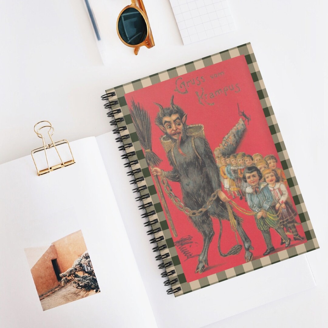 Krampus Notebook | Travelers Notebook | Gratitude Journal | to Do List ...