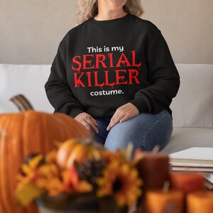 Serial Killer Costume Halloween Sweater Crew Neck - Etsy