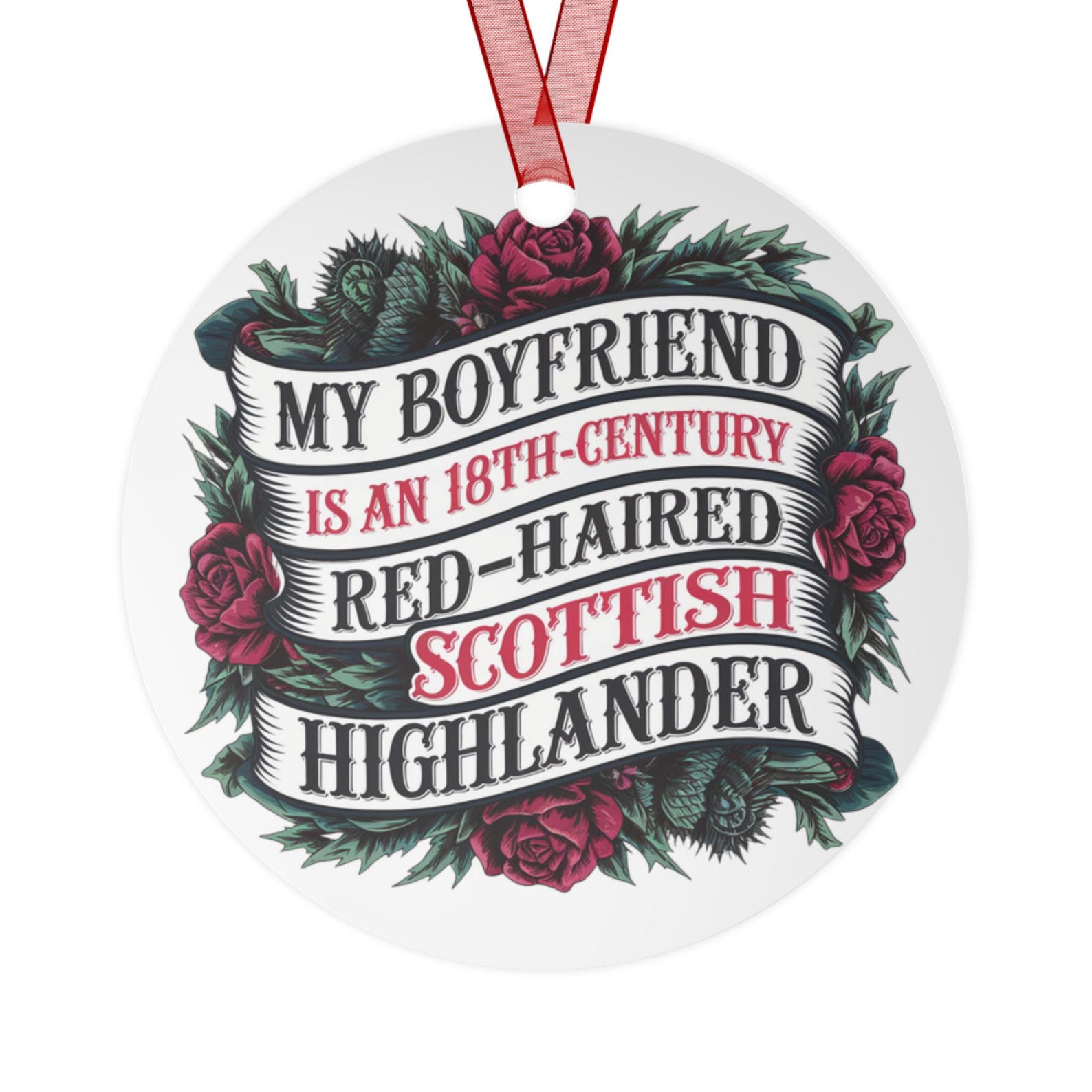 Outlander Gift | Scottish Highlander Christmas Ornament | Sassenach ...