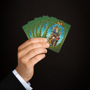Christmas Playing Cards Playing Cards for Solitaire - Etsy