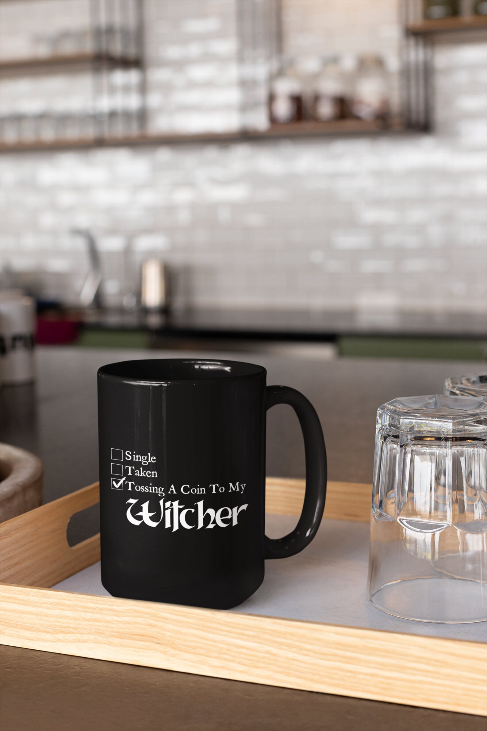 Witcher Mug Single Taken Tossing A Coin Funny Coffee Cup - Etsy