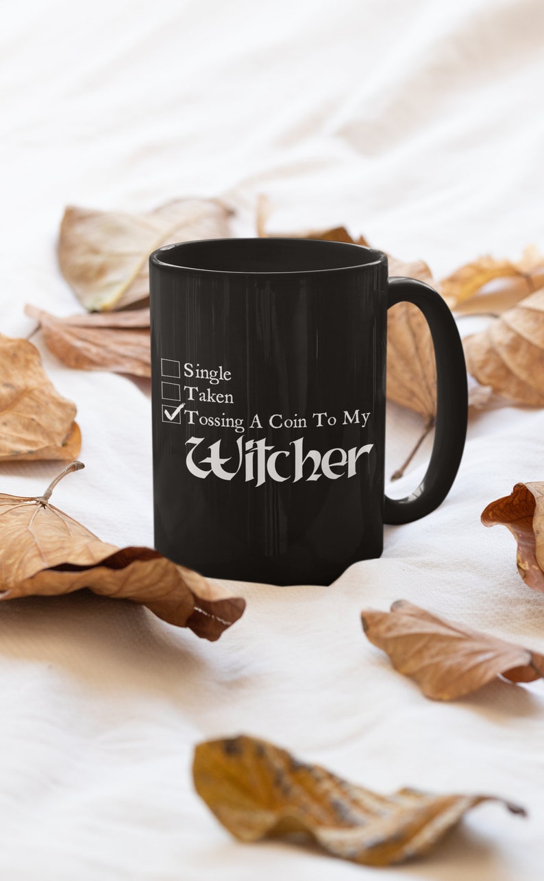 Witcher Mug Single Taken Tossing A Coin Funny Coffee Cup - Etsy