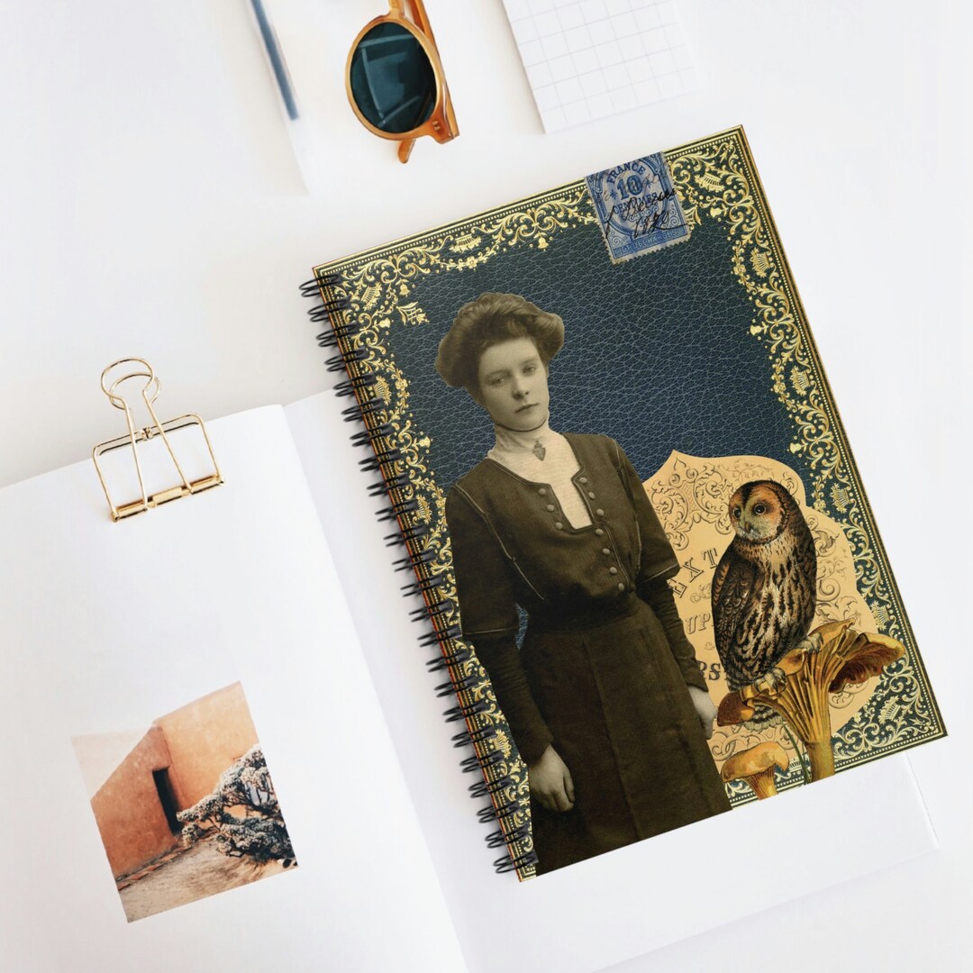 Gothic Journal | Dark Academia Spiral Notebook | Goth Stationary ...