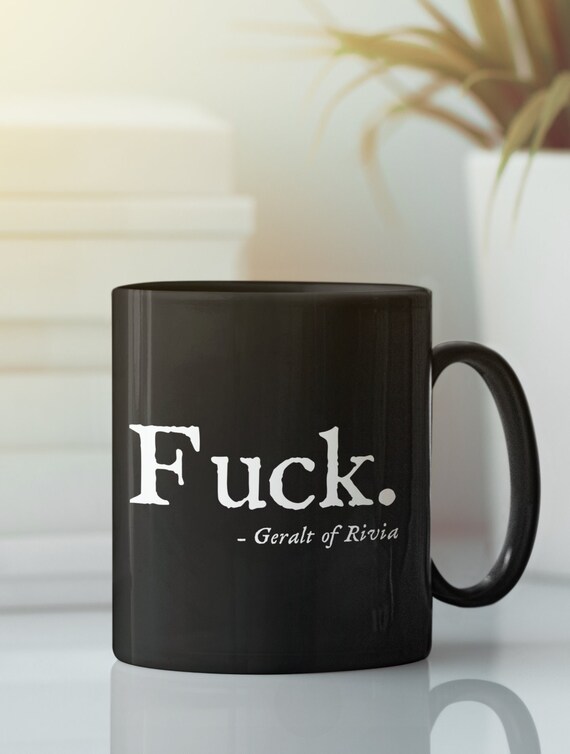 Witcher Gifts Swear Word Coffee Mug 11oz Black Coffee Cup - Etsy