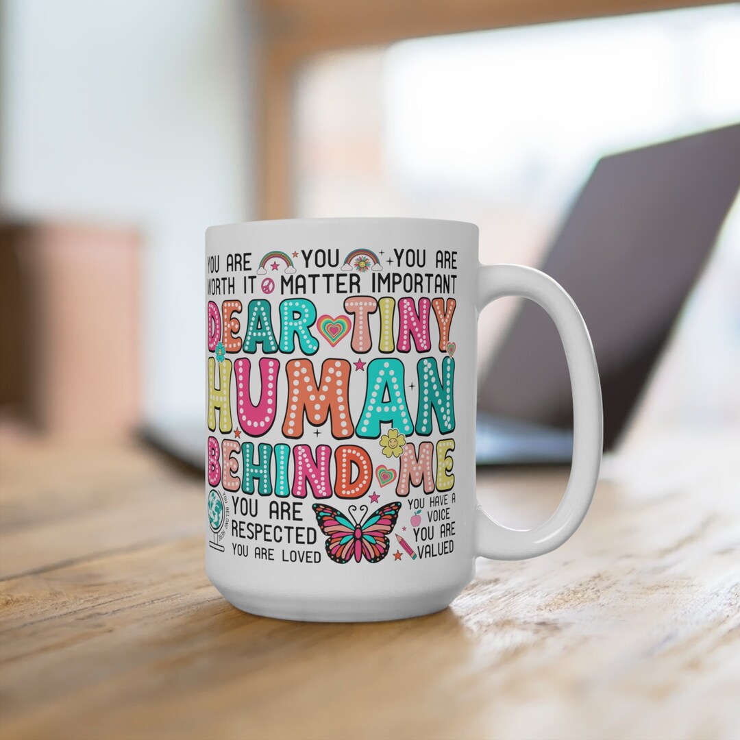 Back to School Teacher Mug | Fun Coffee Cup for Teachers | Large ...