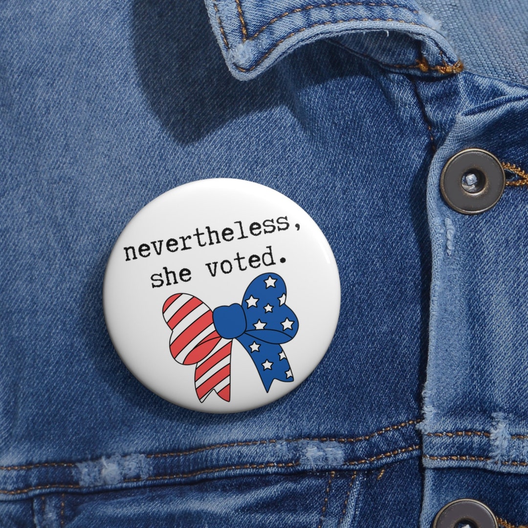Coquette Vote Button Cute Backpack Pin Election Pin Political Rally Pin ...